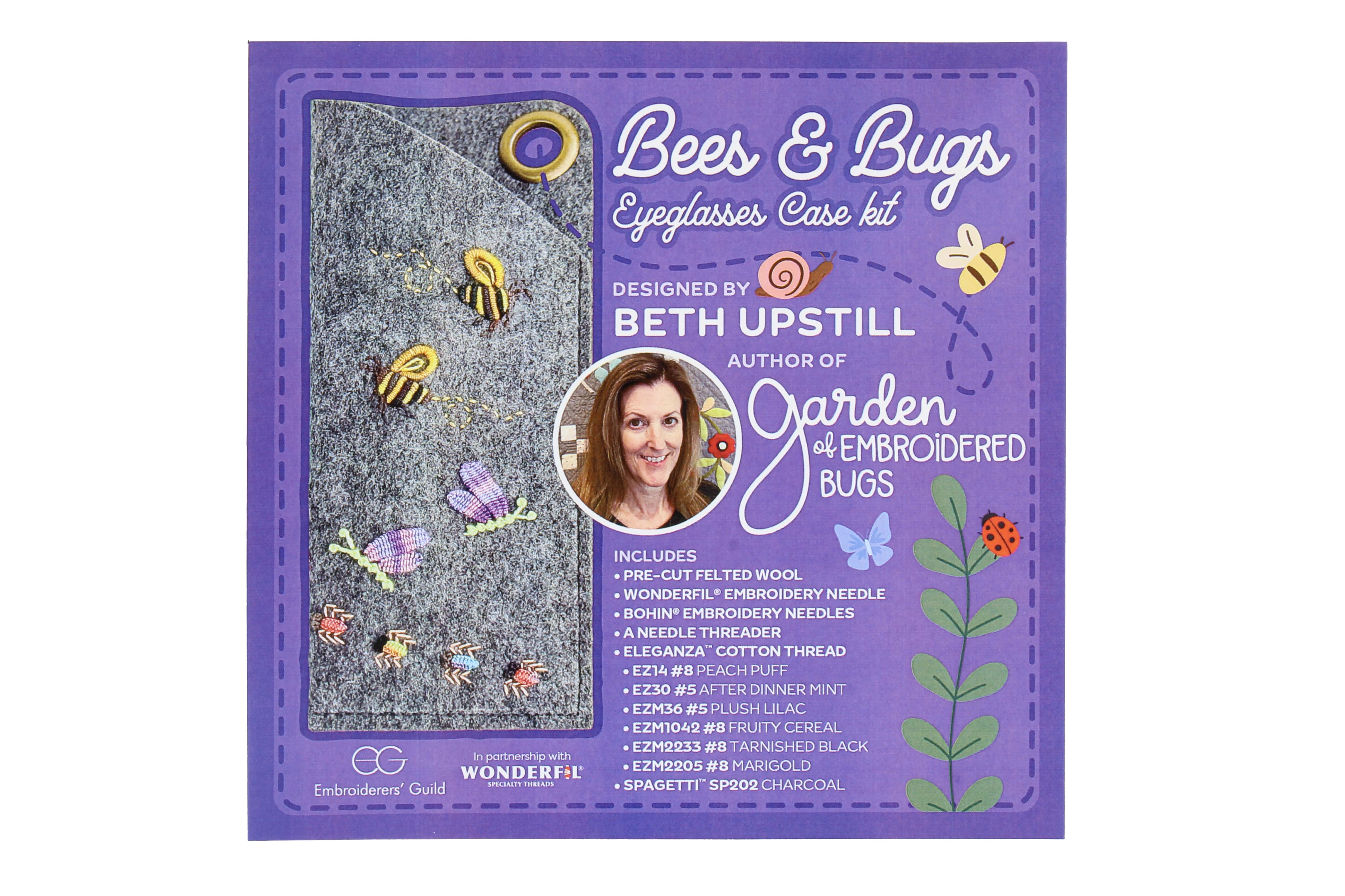 Embroidered Bugs with Beth Upstill Workshop Kit – WonderFil UK